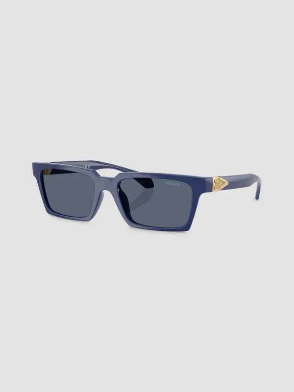 Versace 55mm Rectangular Sunglasses