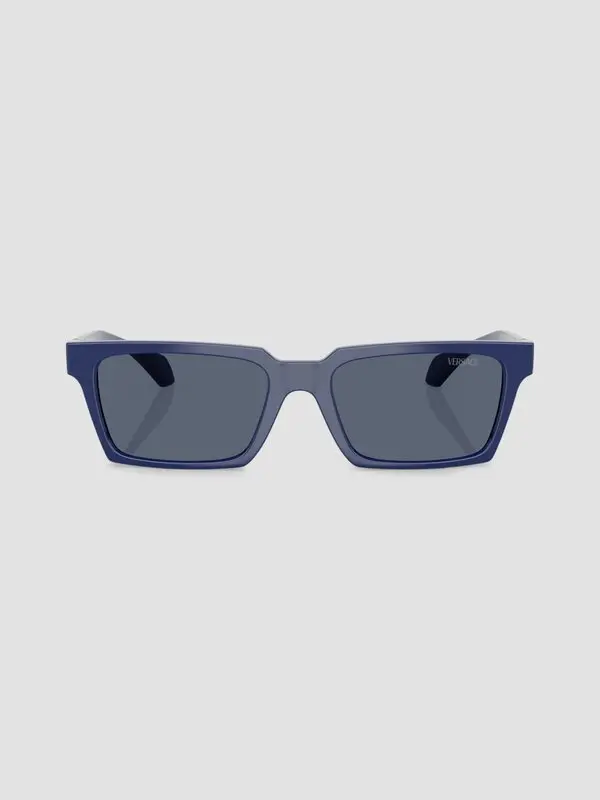 Versace 55mm Rectangular Sunglasses