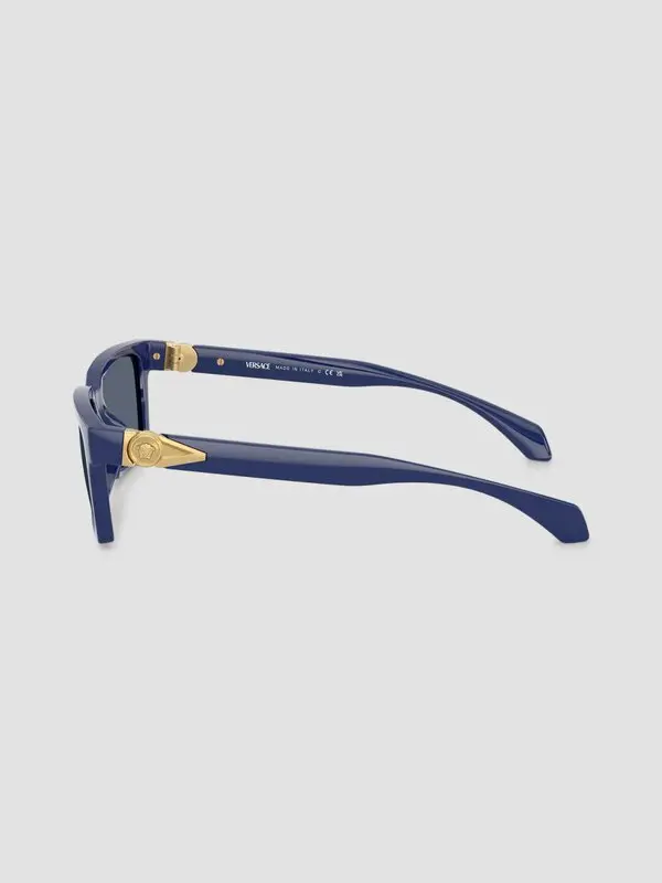 Versace 55mm Rectangular Sunglasses