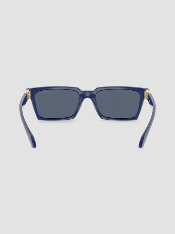 Versace 55mm Rectangular Sunglasses