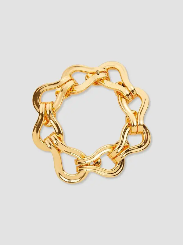 Lele Sadoughi 14k--plated Buckle Bracelet