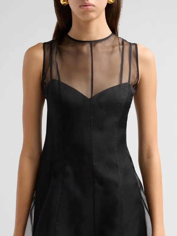 MILLY Ophelia Organza Mini Dress