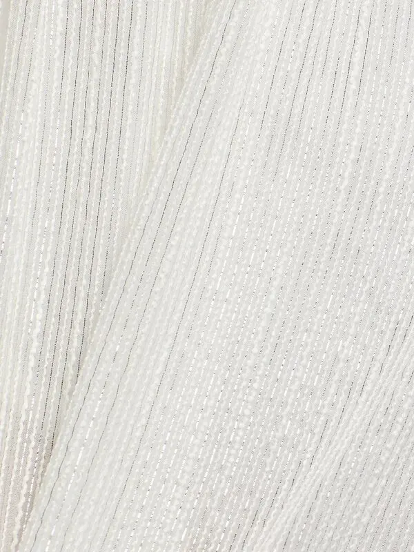 MILLY Vince Pinstriped Cover-up Robe