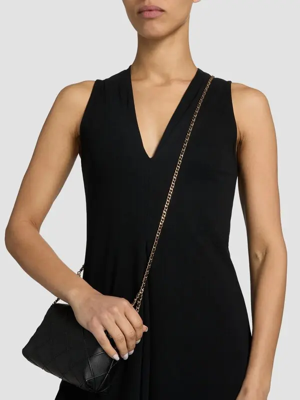 Majestic Filatures Cotton V-neck Sleeveless Dress