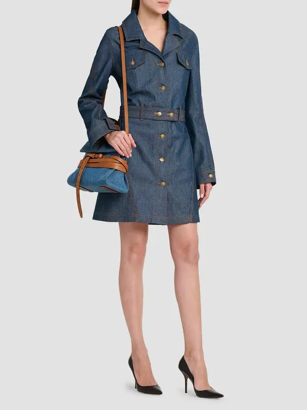 Moschino Tie Me Top Handle Bag