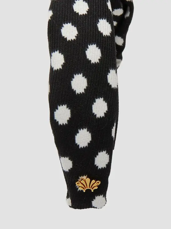 Lele Sadoughi Rosette Polka Dot Headband