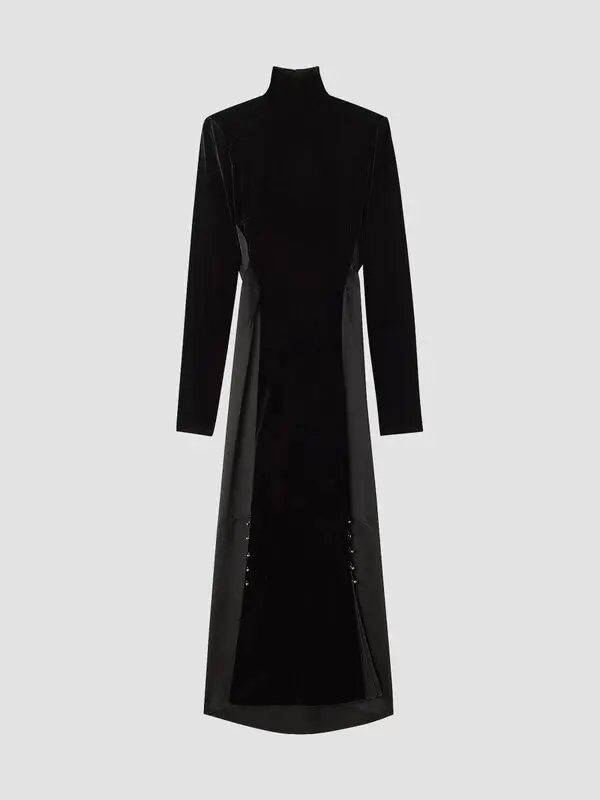 LANVIN Velvet Midi Dress