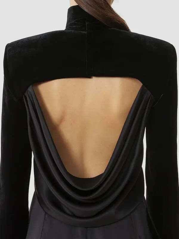 LANVIN Velvet Midi Dress