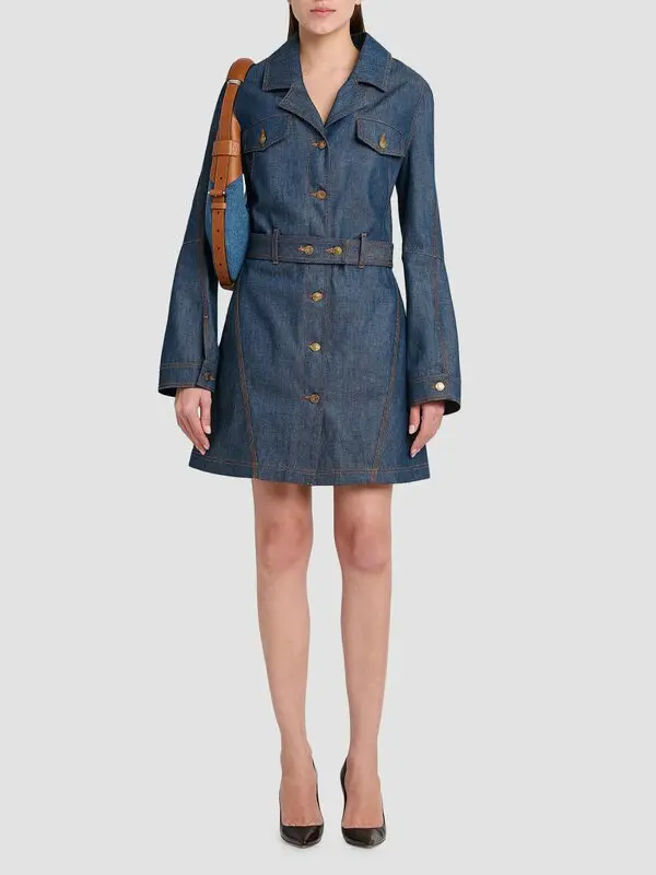 Moschino Handle Me Saddle Bag