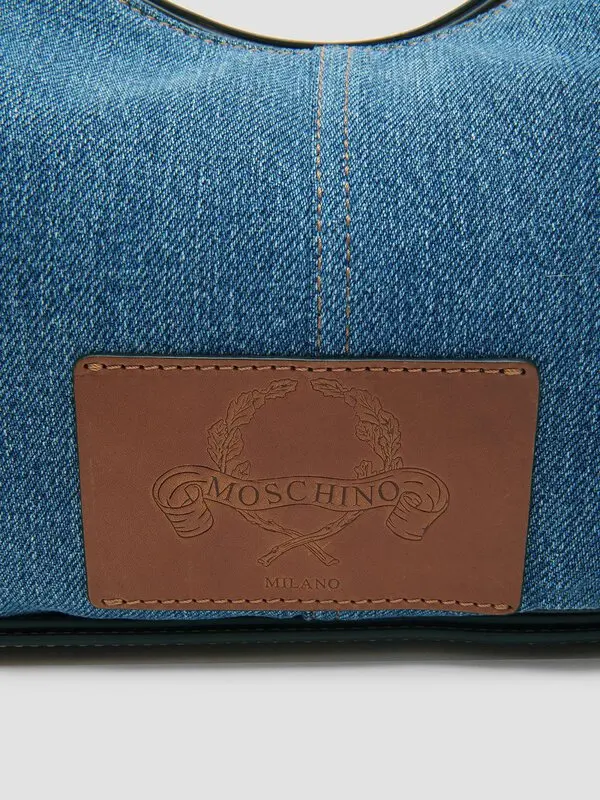 Moschino Handle Me Saddle Bag