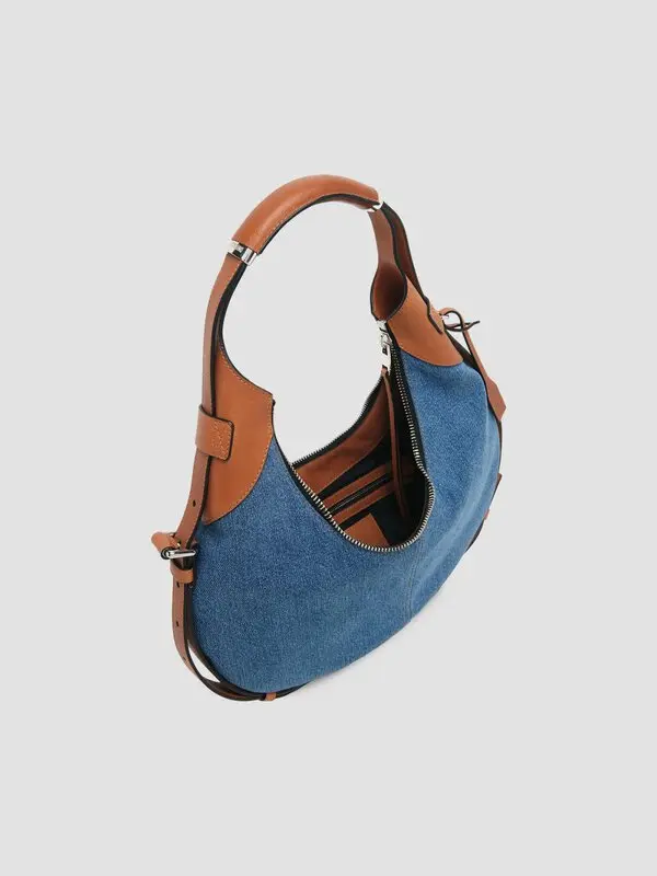 Moschino Handle Me Saddle Bag