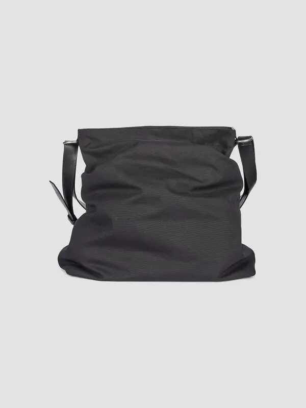 Dries Van Noten Cotton & Leather Tote Bag