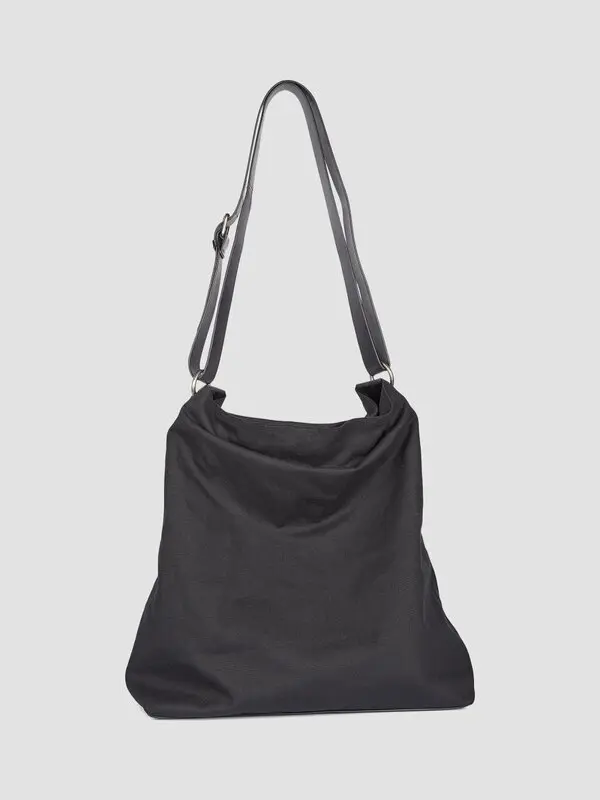 Dries Van Noten Cotton & Leather Tote Bag