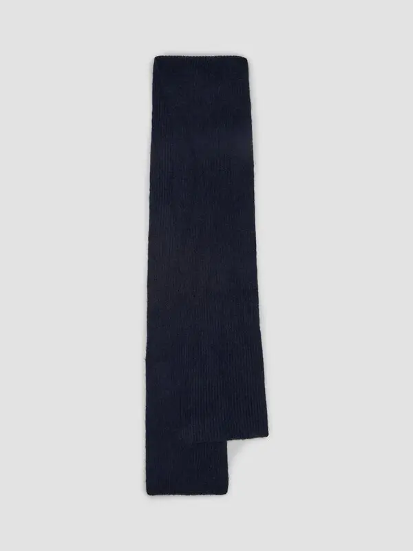 Dries Van Noten Moyson Alpaca-wool Scarf - Navy