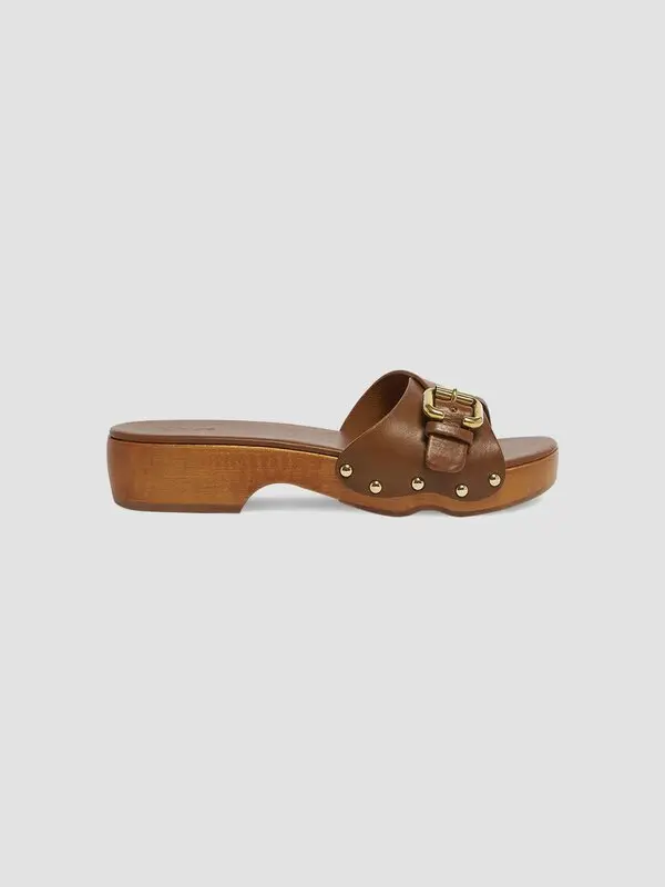 Chloé Jeannette 40mm Leather Sandals