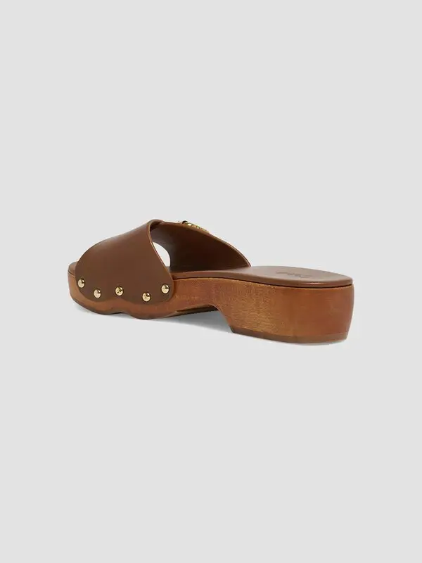 Chloé Jeannette 40mm Leather Sandals