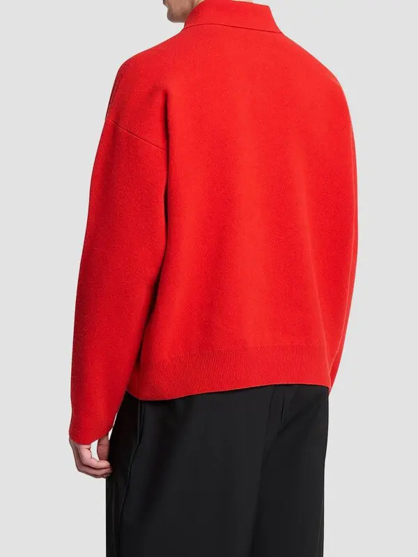 Jacquemus Doppio Wool-blend Polo Sweater