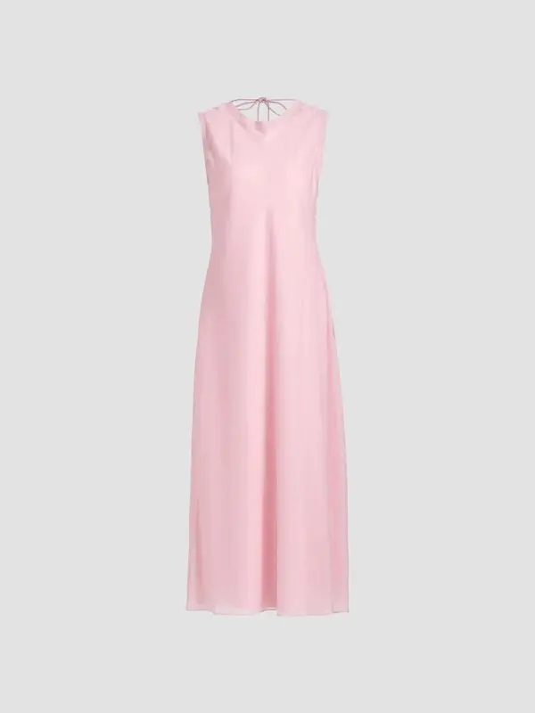 MILLY Linda Sleeveless Midi-dress