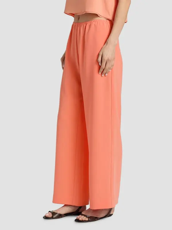 LESET Arielle Wide-leg Pants - Pamplemousse