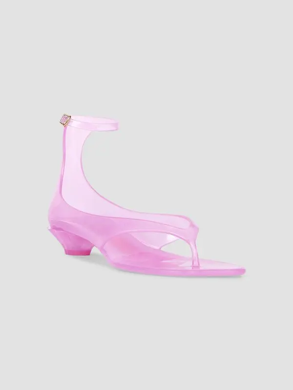 Chloé Chloa 25mm Jelly Thong Sandals - Pink Fizz