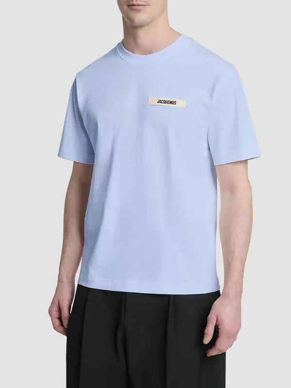 Jacquemus Grosgrain Logo Cotton T-shirt