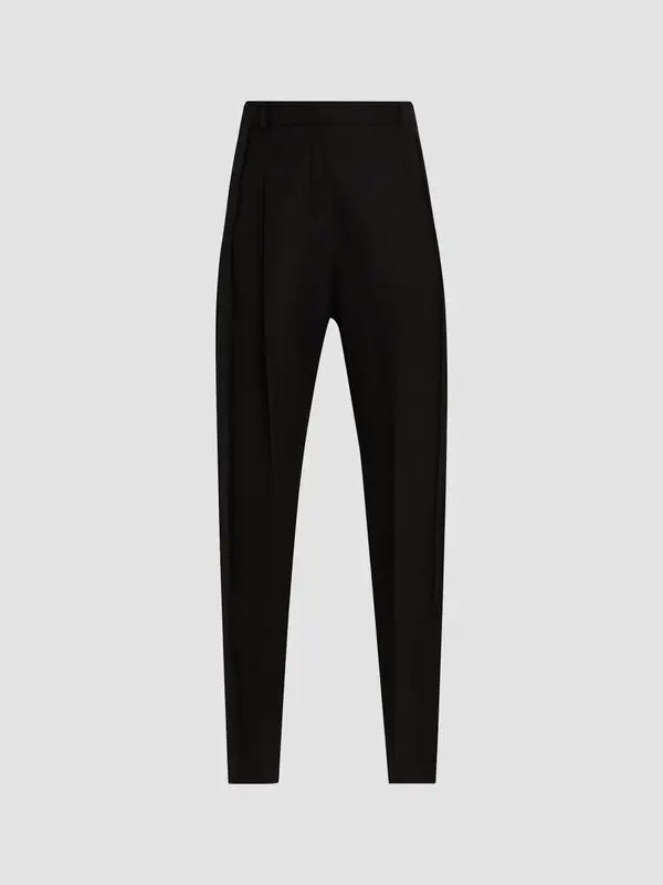 LANVIN Cigarette Wool Slit Trousers