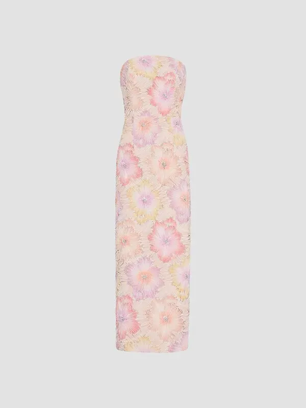 MILLY Kait Floral Embroidered Dress