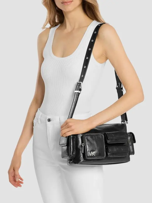 Michael Kors Medium Pocket Shoulder Bag - Black