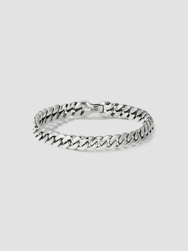 David Yurman Curb Chain Bracelet In Sterling - Silver