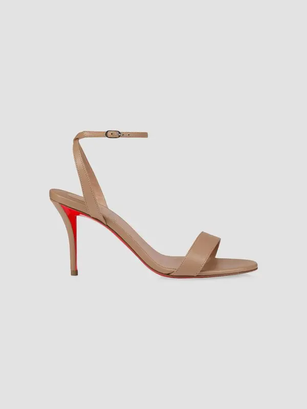 CHRISTIAN LOUBOUTIN Miss Z 80mm Leather Sandals - Blush