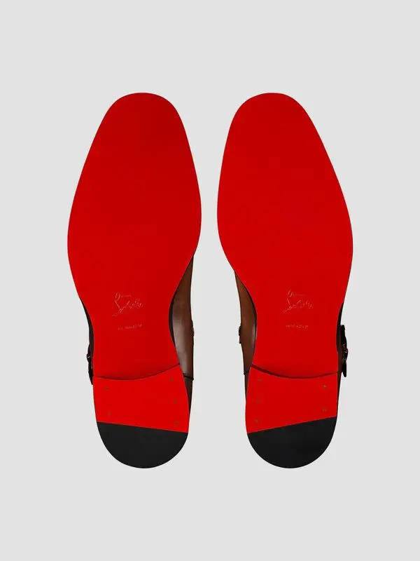 CHRISTIAN LOUBOUTIN Sartosea Patinated Leather Chelsea Booties