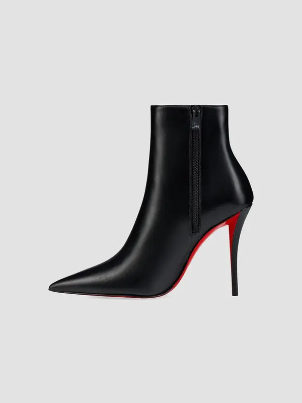 CHRISTIAN LOUBOUTIN Miss Z 100mm Leather Booty