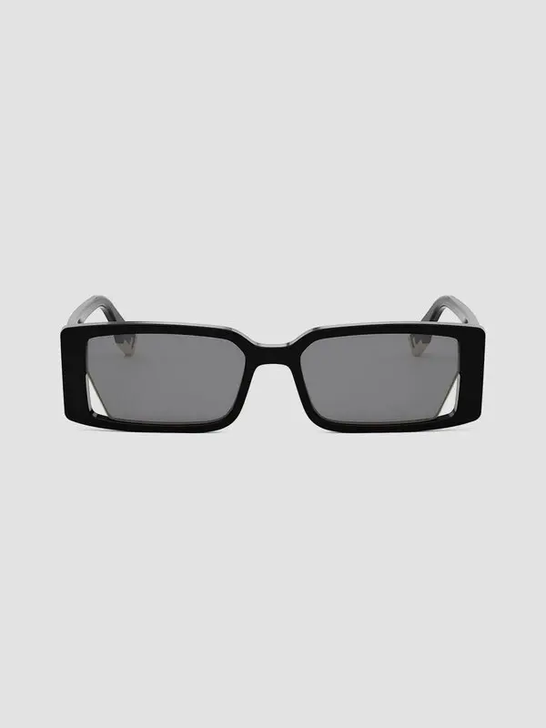 Fendi Way 53mm Rectangular Sunglasses - Black