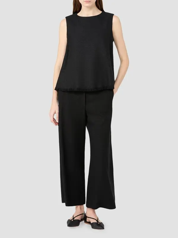 Max Mara Cotton And Linen Basketweave Top