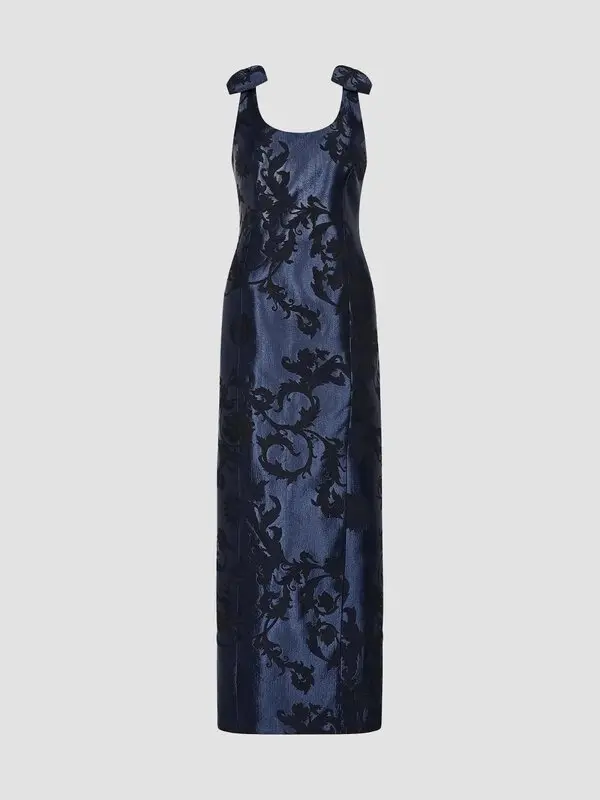 MILLY Kaelynn Floral Jacquard Dress