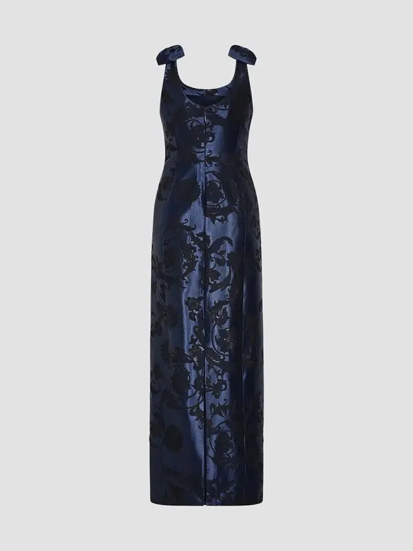 MILLY Kaelynn Floral Jacquard Dress