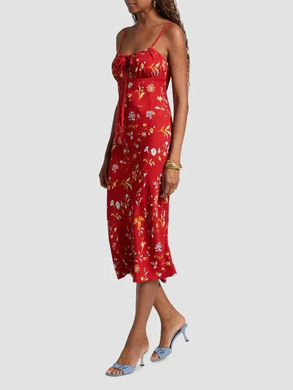 REFORMATION Camira Crepe Midi-dress