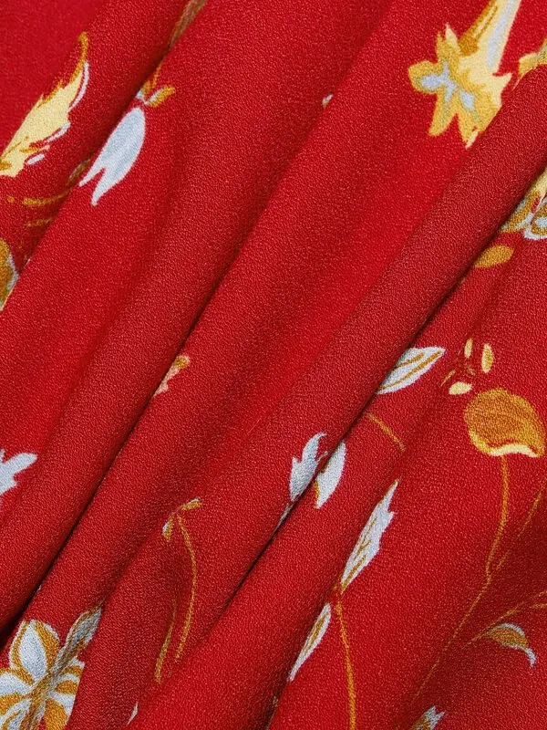 REFORMATION Camira Crepe Midi-dress