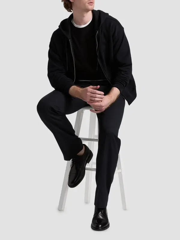 NILI LOTAN Brian Zip-front Cotton Hoodie