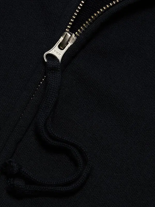 NILI LOTAN Brian Zip-front Cotton Hoodie