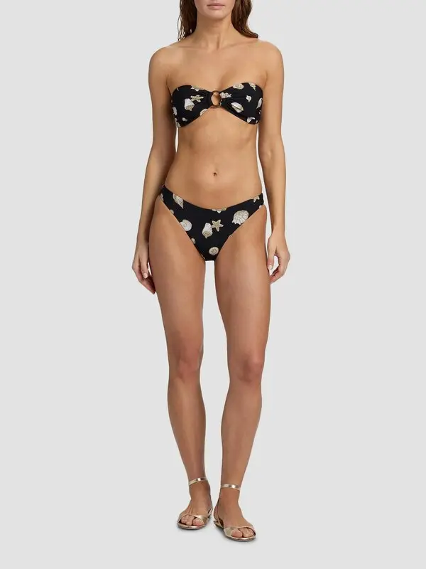 MILLY Seashell O-ring Bikini Top