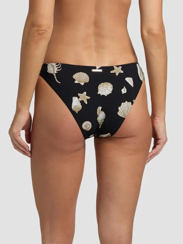 MILLY Margot Seashell Print Bikini Bottom - Multi