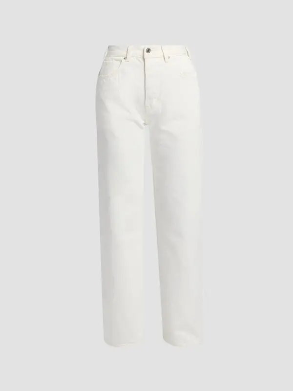 NILI LOTAN Briana Straight-fit Jeans - Cream