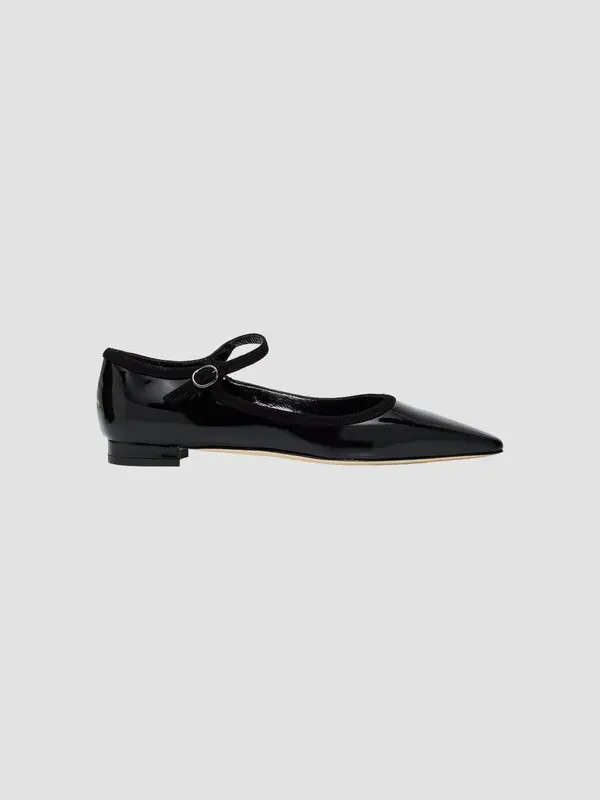 Manolo Blahnik Perdiccamod Patent Leather Mary Janes