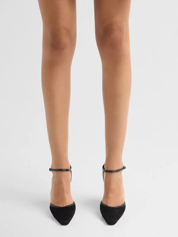 Manolo Blahnik Verdusan 90mm Suede Pumps