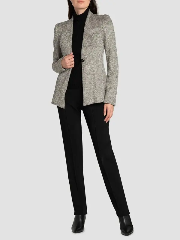 Giorgio Armani Mock Turtleneck Knit Top