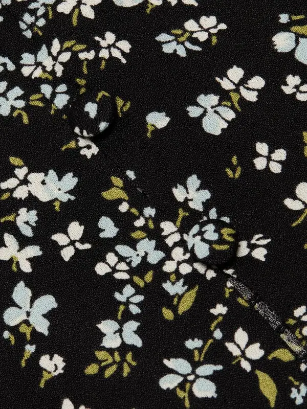 REFORMATION Francy Floral Crepe Top