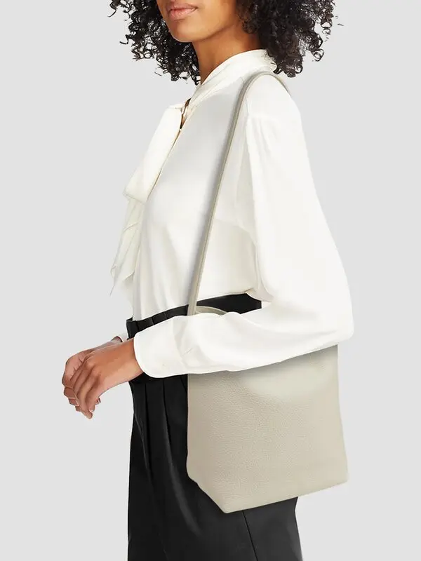 MANSUR GAVRIEL Mini Everyday Cabas Leather Shoulder Bag - Jasmine