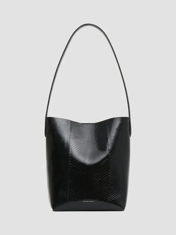 MANSUR GAVRIEL Mini Everyday Cabas Watersnake Shoulder Bag