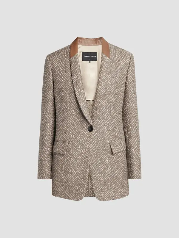 Giorgio Armani Wool-cashmere Single-breasted Blazer